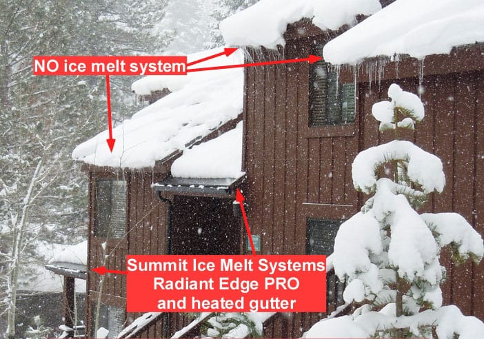 Roof Ice Melting Systems | Great Lakes Seamless Gutters | N. Michigan